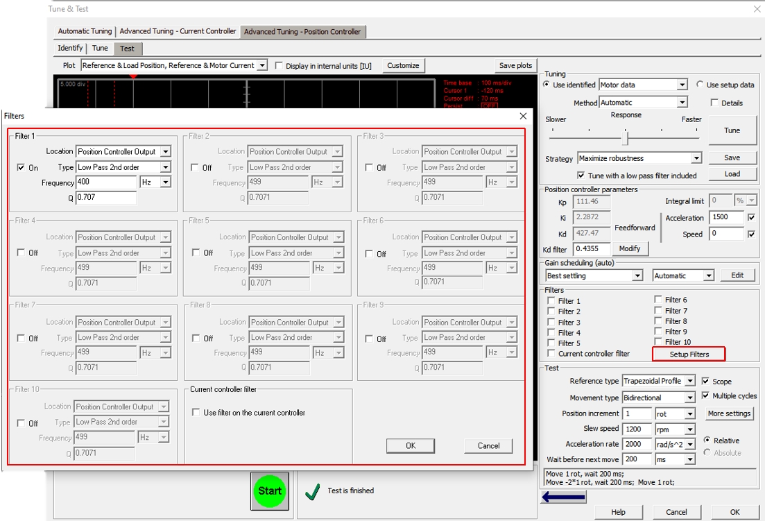 Advanced controllers tuning | TECHNOSOFT MOTION Knowledge Base